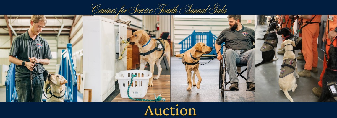 Fourth Annual Gala Auction — Canines for Service | BetterWorld
