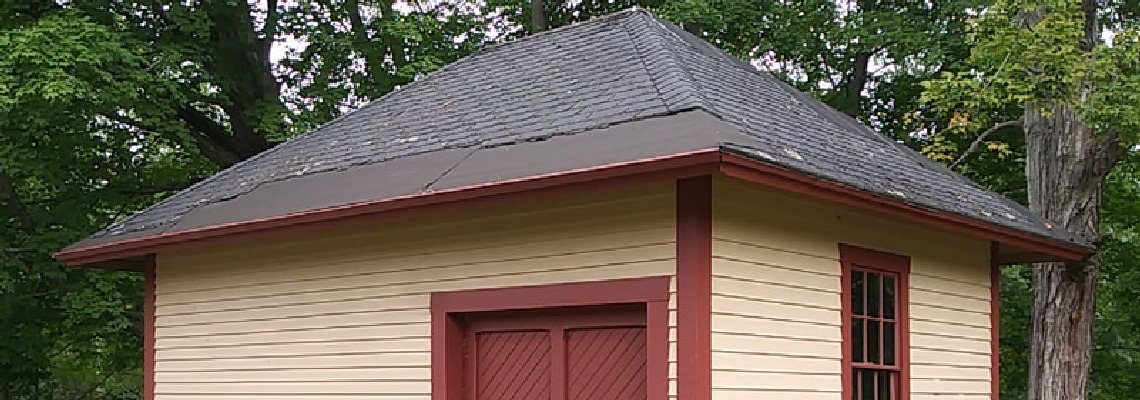 Railroad Section House Roofing supporting Contoocook Riverway ...