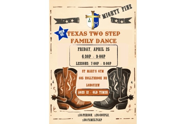 Texas Two Step Family Dance | St. Mary's Catholic School | BetterWorld