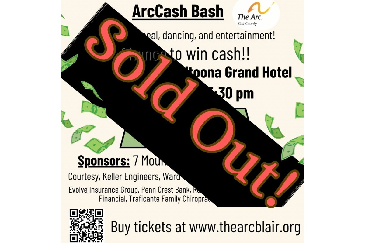 Cash Bash March 2024 by The Arc of Blair County | BetterWorld