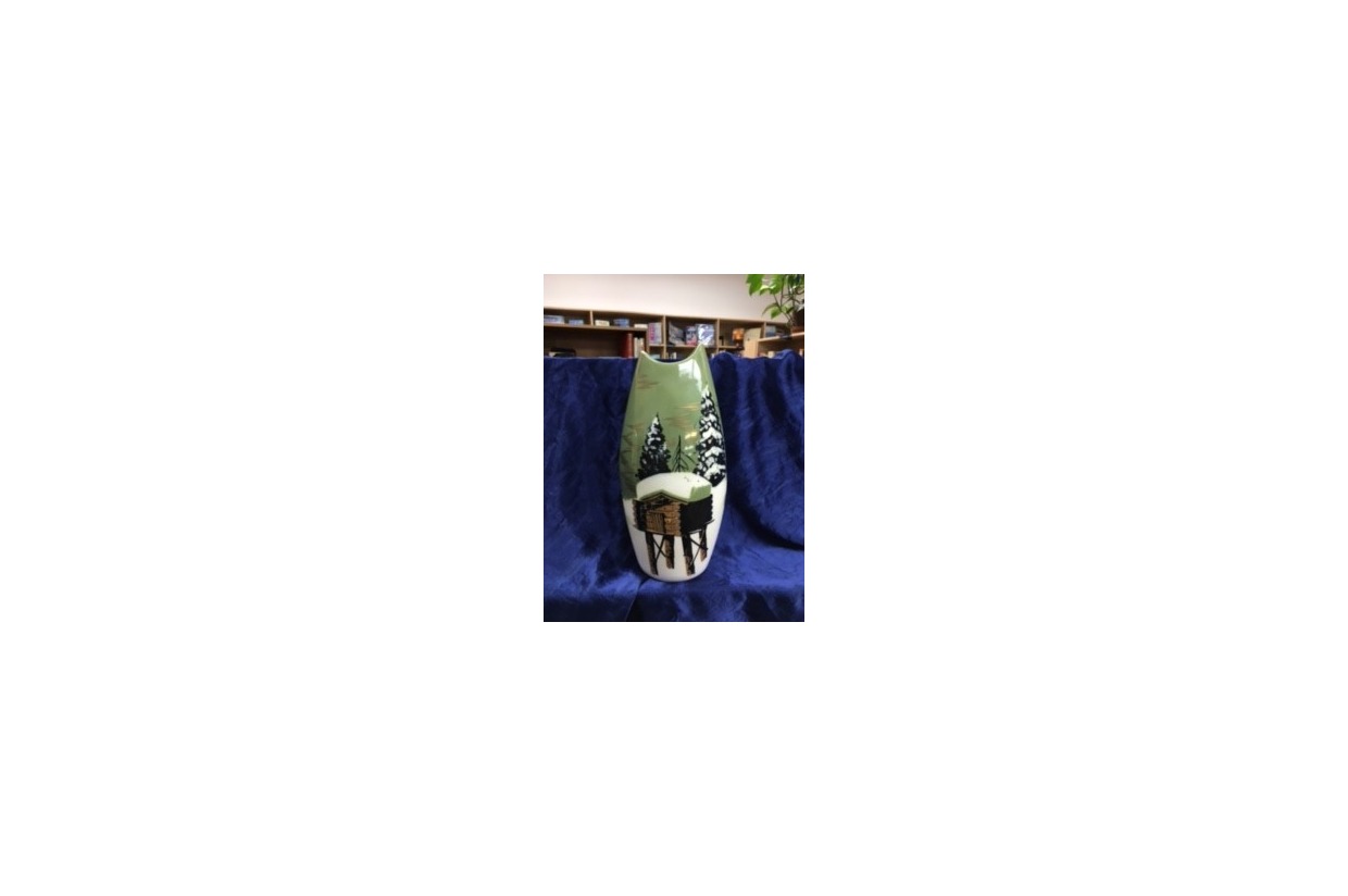 Matthew Adams Pottery Vase #115 | Biz Bee Silent Auction | Literacy ...