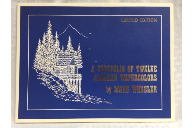 Mark Wheeler 1974 Christmas 12 Alaska City Watercolors signed and ...