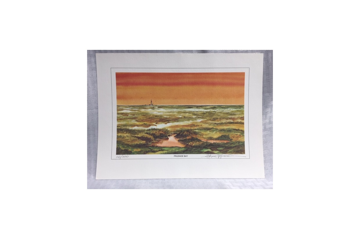 Mark Wheeler 1974 Christmas 12 Alaska City Watercolors signed and ...