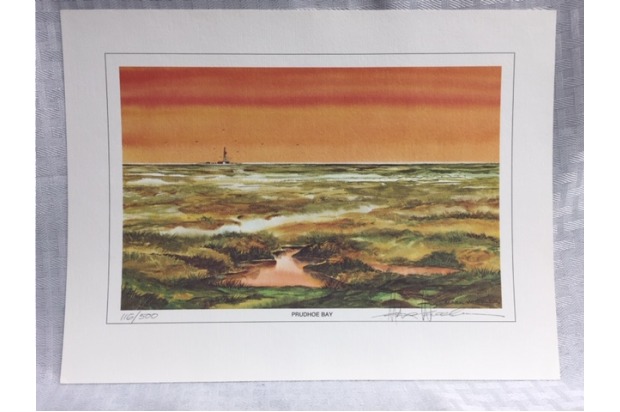 Mark Wheeler 1974 Christmas 12 Alaska City Watercolors signed and ...