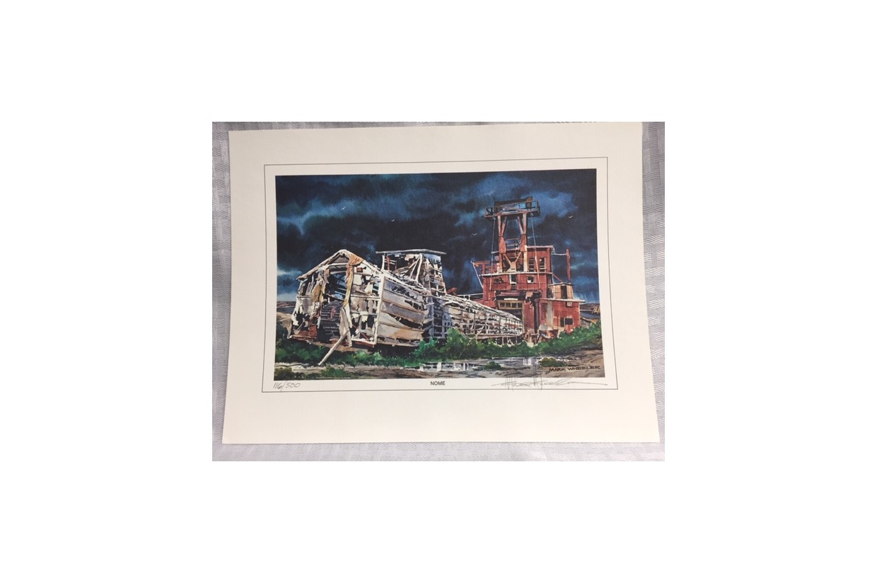 Mark Wheeler 1974 Christmas 12 Alaska City Watercolors signed and ...