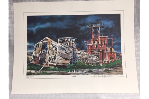 Mark Wheeler 1974 Christmas 12 Alaska City Watercolors signed and ...
