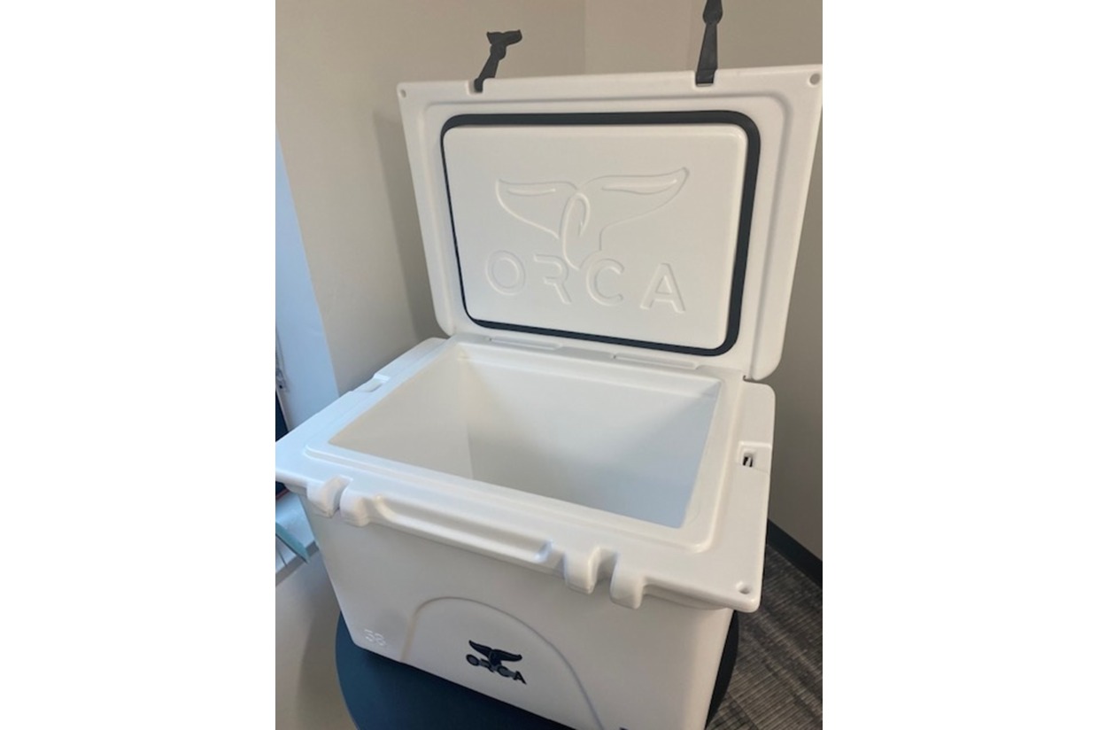 Orca 58 quart Cooler | Spring Roastin' for Research Auction | Ken & Lee ...