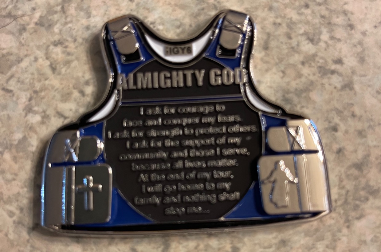 Challenge Coin Police Vest (coin #2) — Funding for K9 Travel and ...
