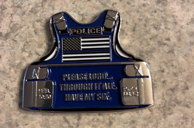 Challenge Coin Police Vest (coin #2) | Funding for K9 Travel and ...