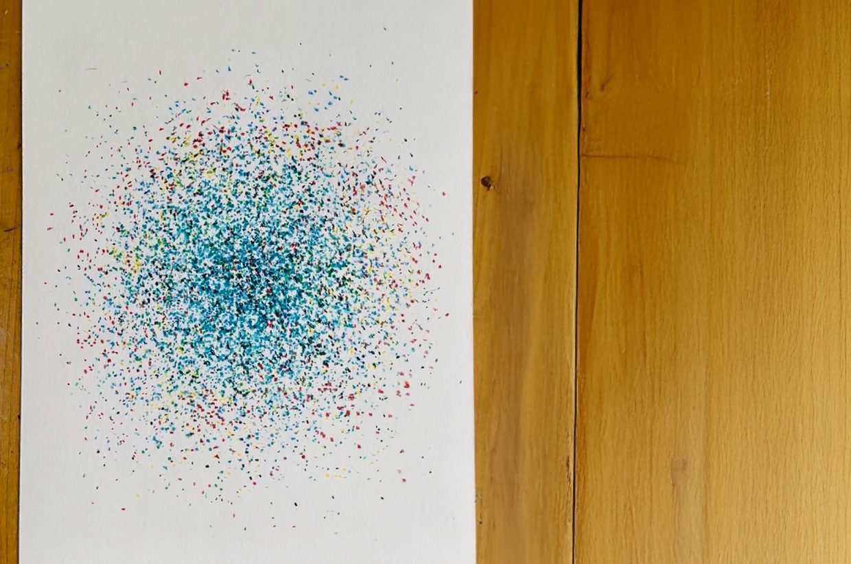 Original Abstract Drawing by Contemporary Artist Gordon Hull | The ...