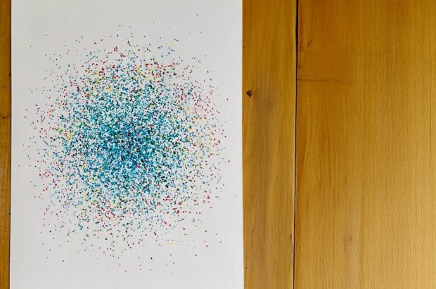 Original Abstract Drawing by Contemporary Artist Gordon Hull | The ...