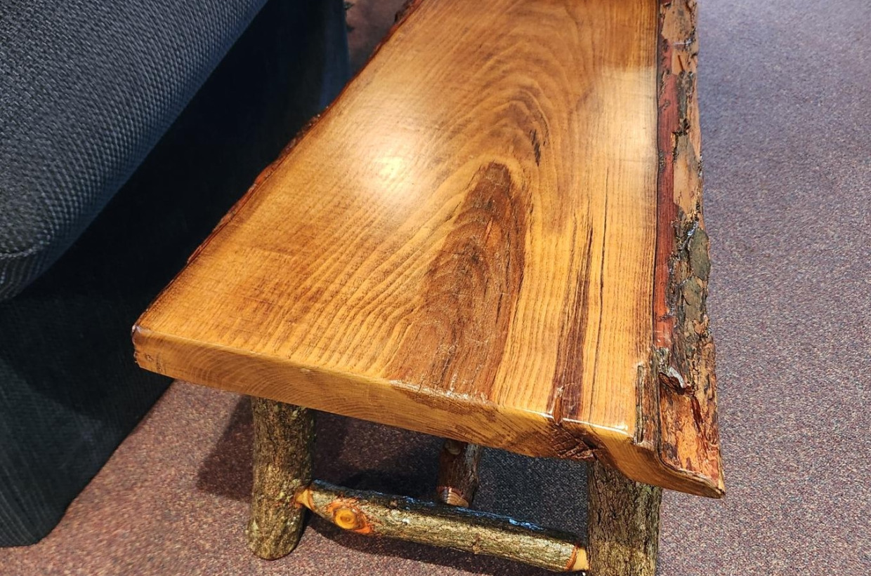 Handmade Sassafras Wooden Bench | Trinity Tower Sock Hop 2025 | Trinity ...