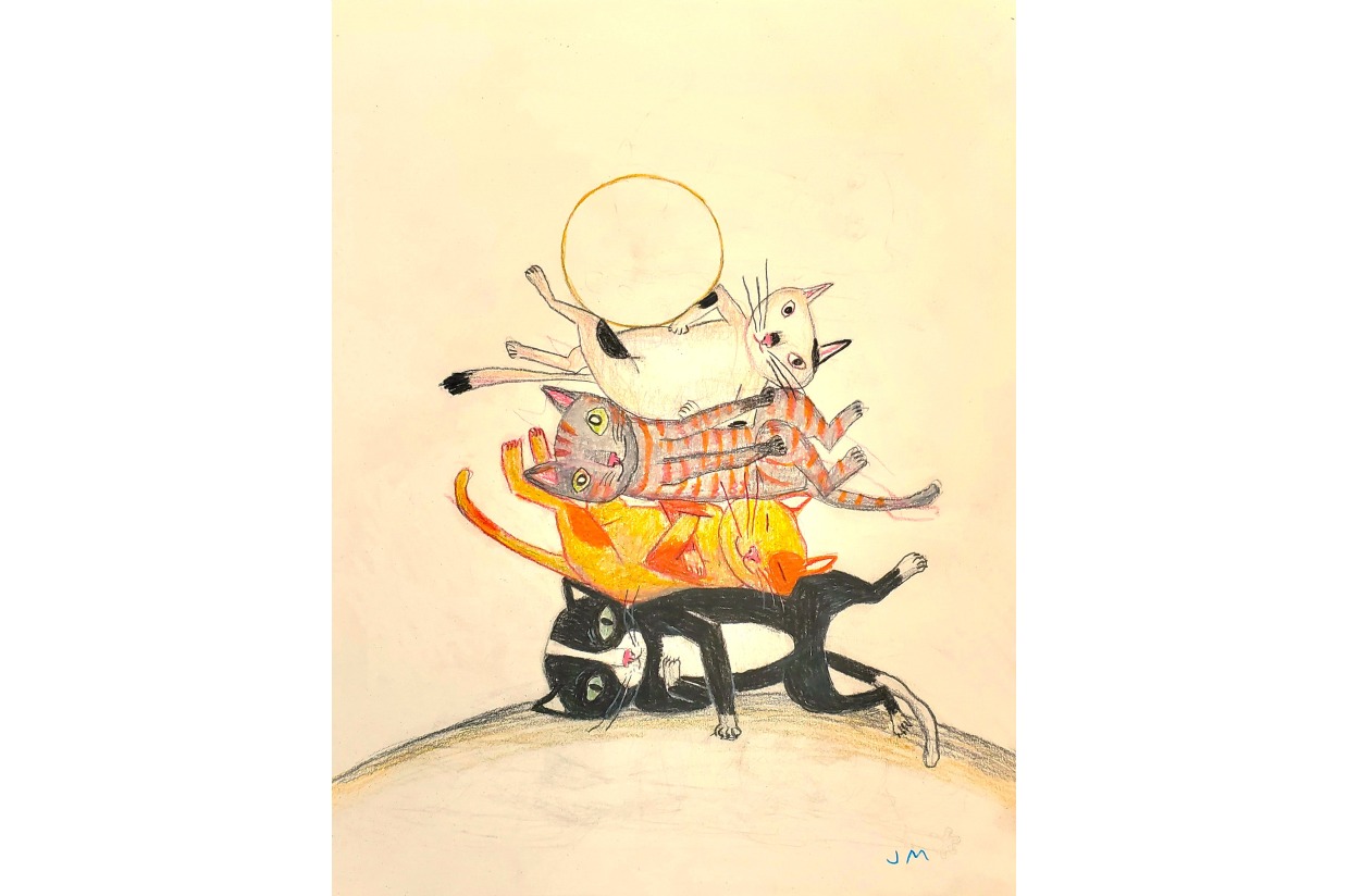 4 Cats and a Circle | 13th Annual Art of the Piedmont | Middleburg ...