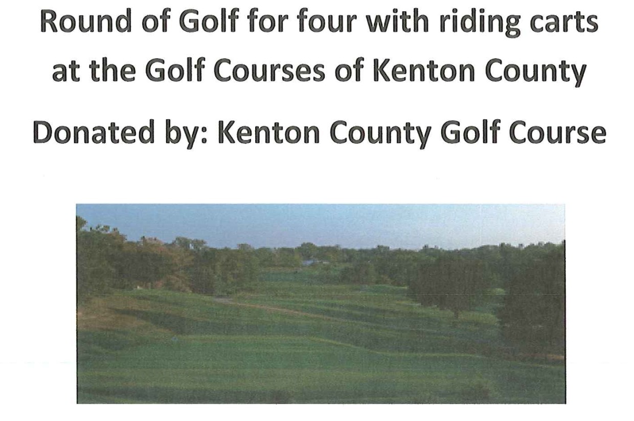 Round of Golf for four with riding carts at the Golf Courses of Kenton ...