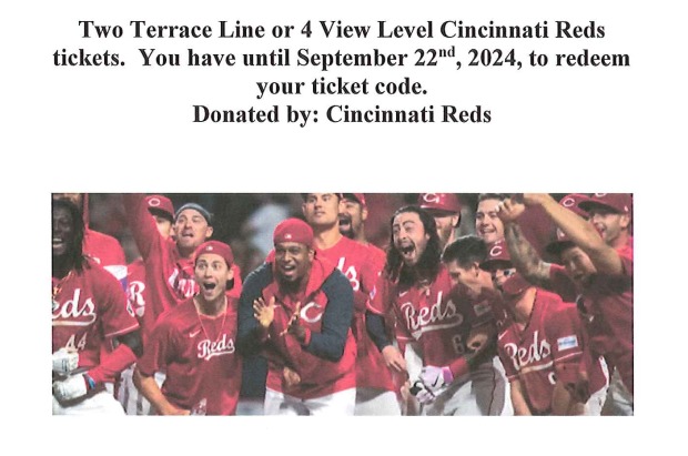 Cincinnati Reds Tickets | The Friends of NorthKey Ray of Hope Online ...