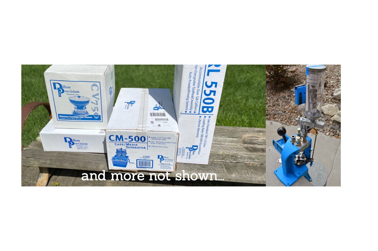 Brand New in the Boxes Dillon RL 550B Reloading Press and accessories ...