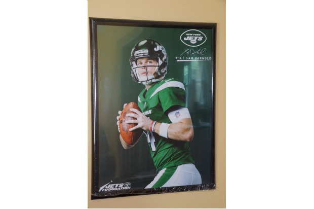 NY Jets - Sam Darnold Autographed Poster | AUCTION - "Wanderlust ...