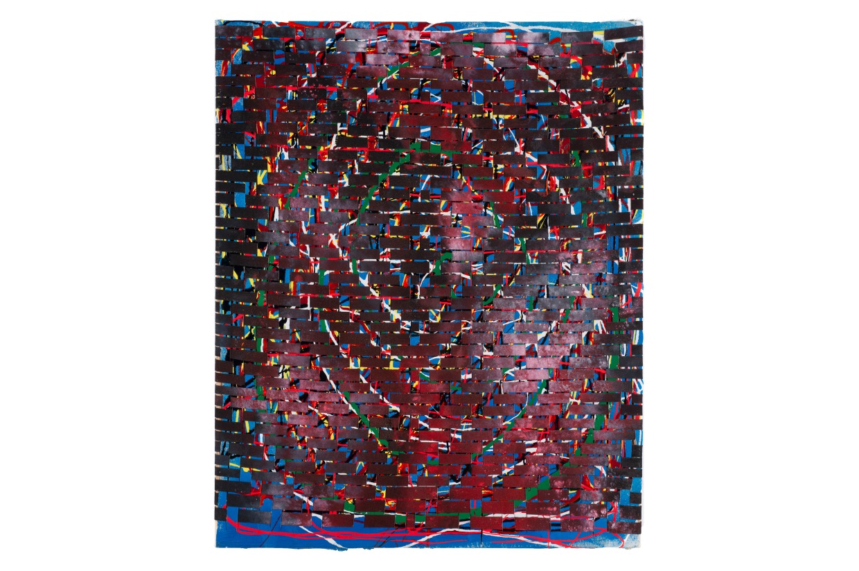 Arzabe, Miguel, Woven acrylic paintings by Sam Golden | Golden ...