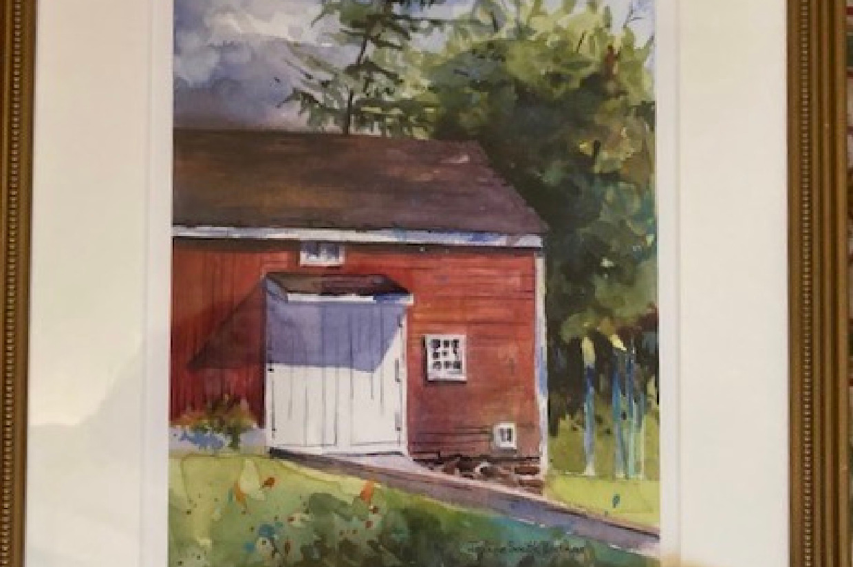 Red Barn Print by Joanne Smith Bodnar | Spring Hill School Bid & Boogie ...