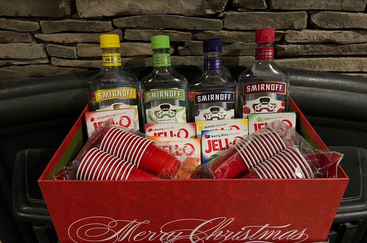 Make Your Own Jello Shots Basket | Holiday Marketplace | BookFriends of ...