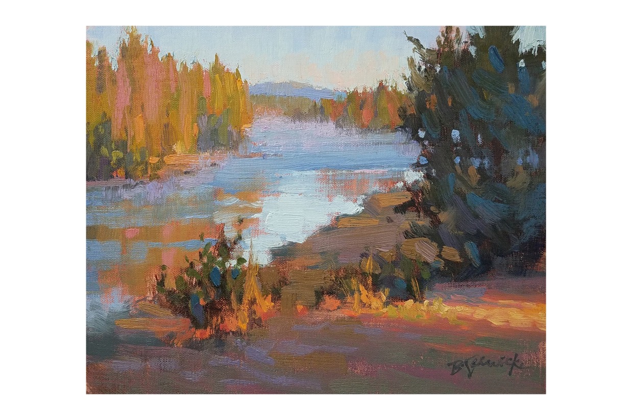 Early Morning on Firehole River by Barbara Jaenicke | Fall for the Arts ...