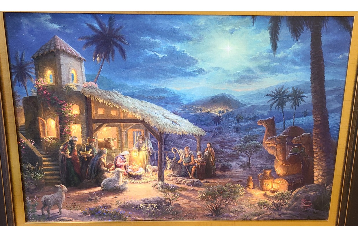 Thomas Kinkade, The Nativity, Limited Edition, Framed — Festival of ...