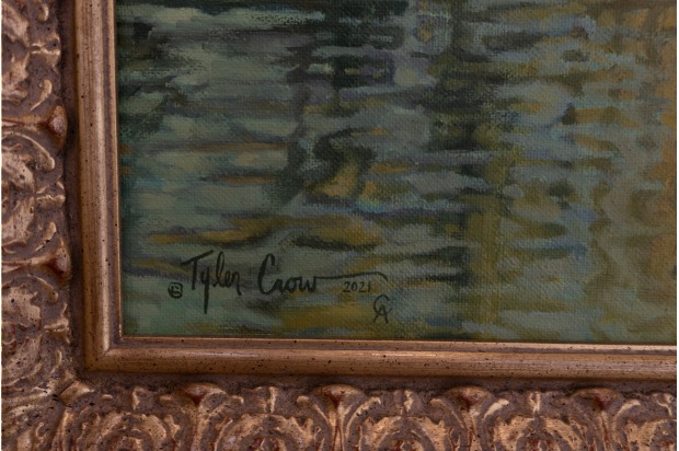 Time Well Spent on Neils Creek | Tyler Crow Painting | Bosque Museum ...