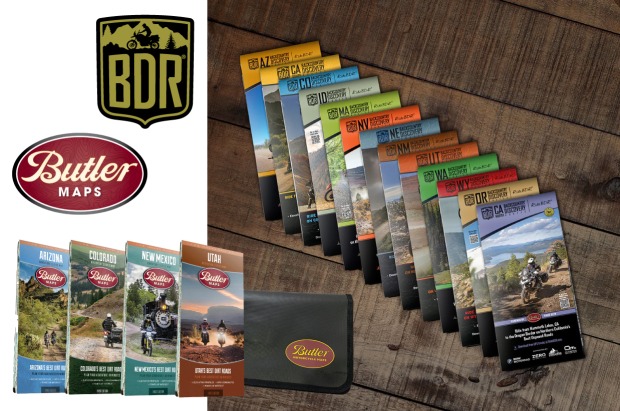 14 BDR Route maps + 6 Butler Adventure Series Maps & Mosko Moto Map ...