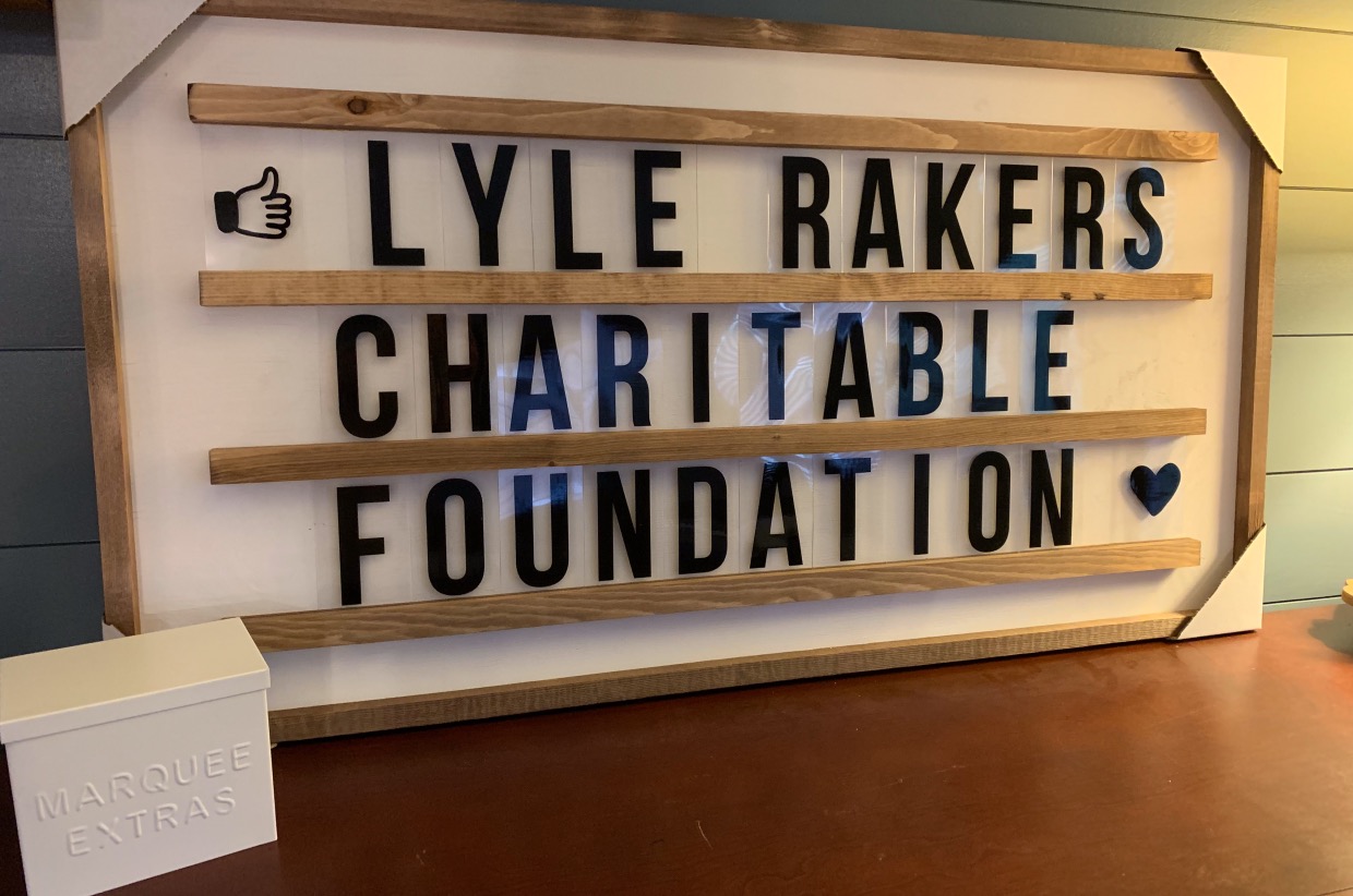 Large Horizontal Marquee Board (24x44) | Lyle Rakers Charitable ...