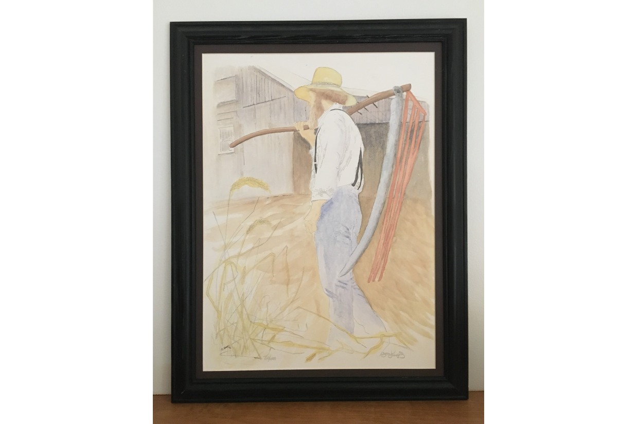 Old Order Amish/Mennonite lithograph by Greg Kempf | Hearts for the ...