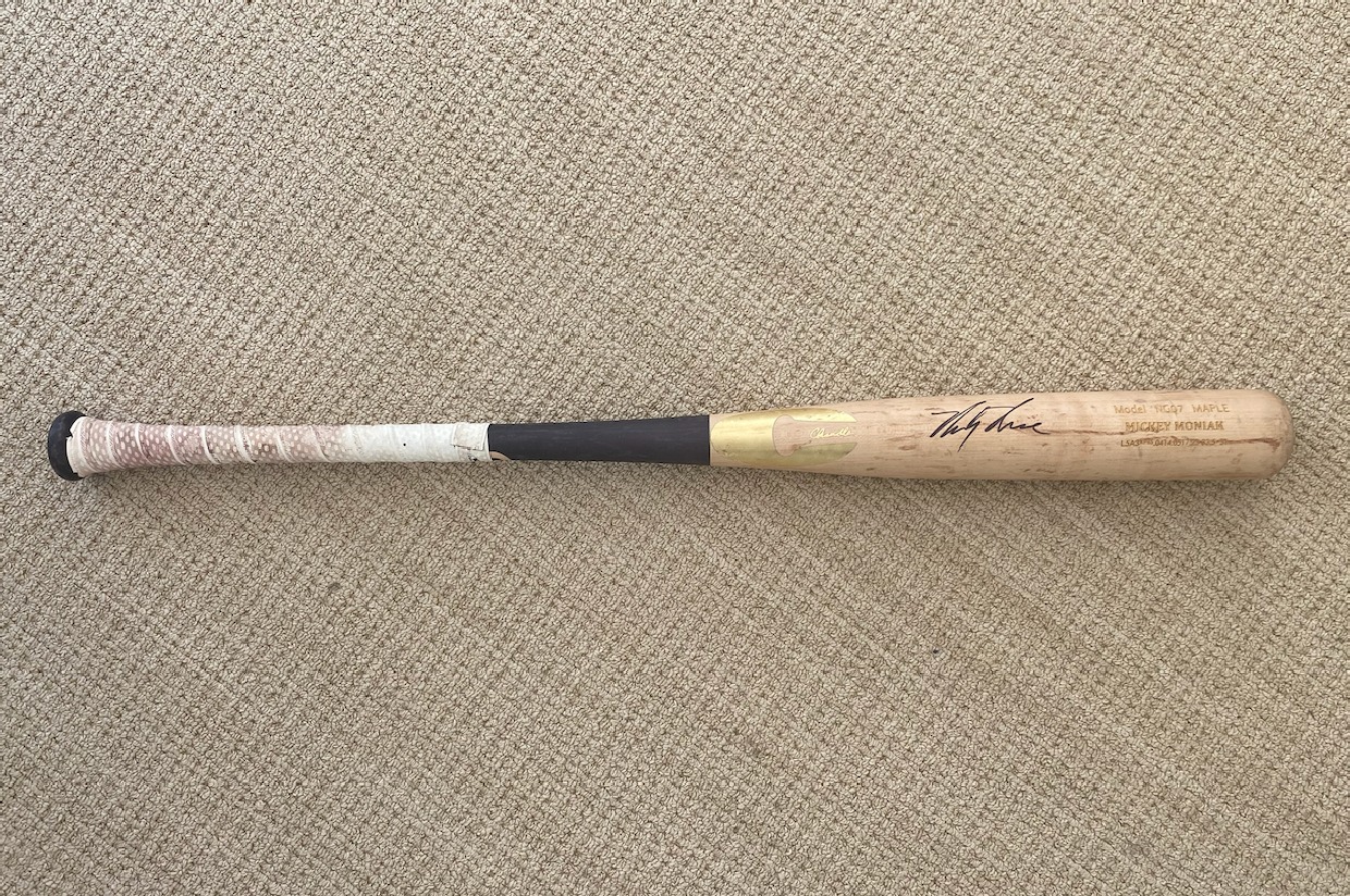 Mickey Moniak Game-Used and Signed Baseball Bat | 2024 LCC Barn Bash ...