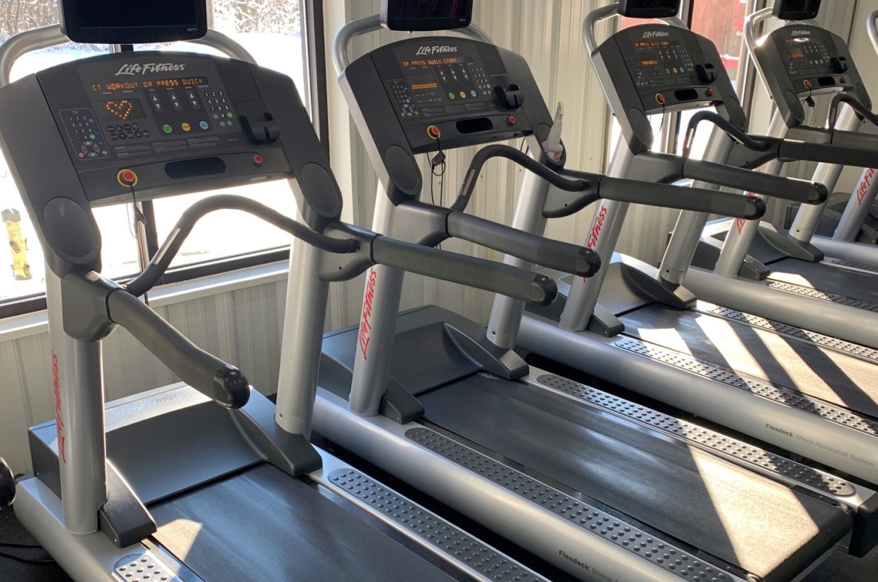 Life Fitness Treadmill 1 — YMCA of Hannibal Equipment Auction — YMCA of ...