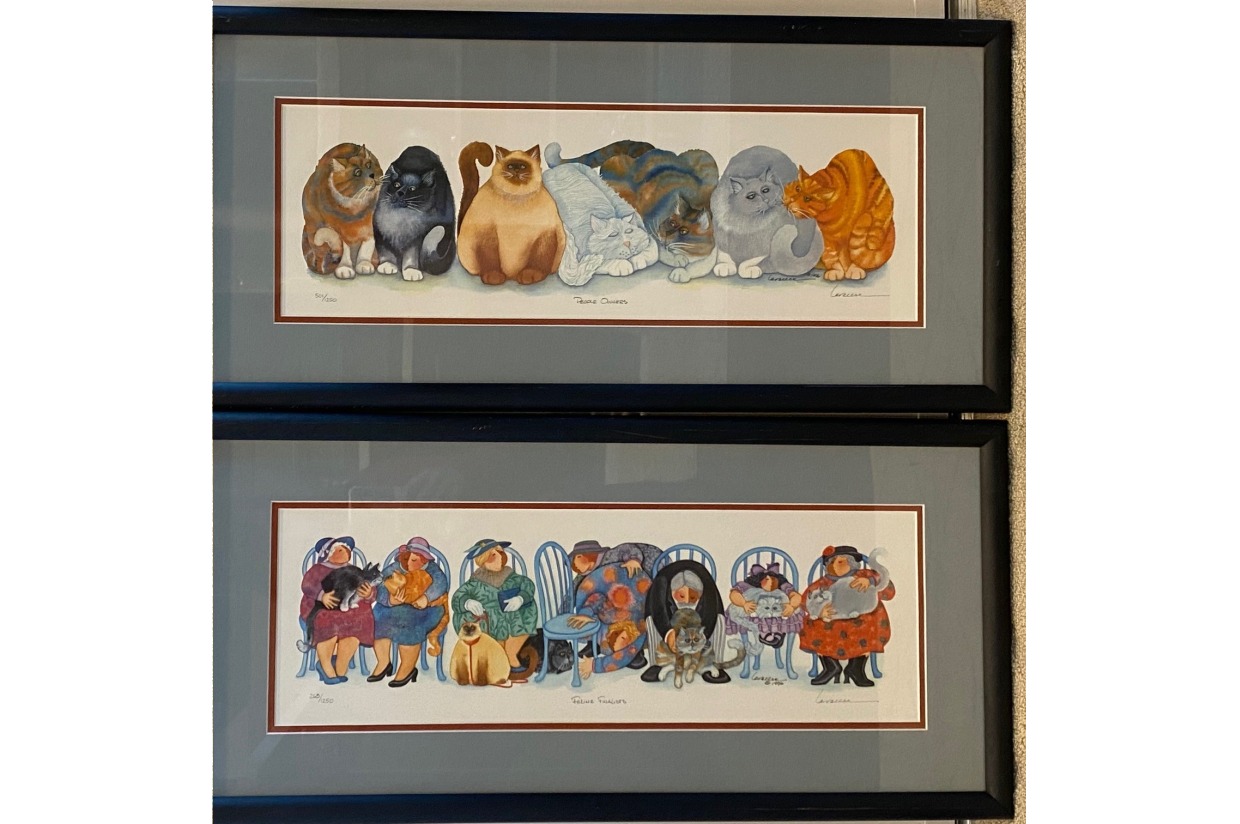 Barbara Lavallee signed & numbered prints | Cat-Sino Royale Silent ...