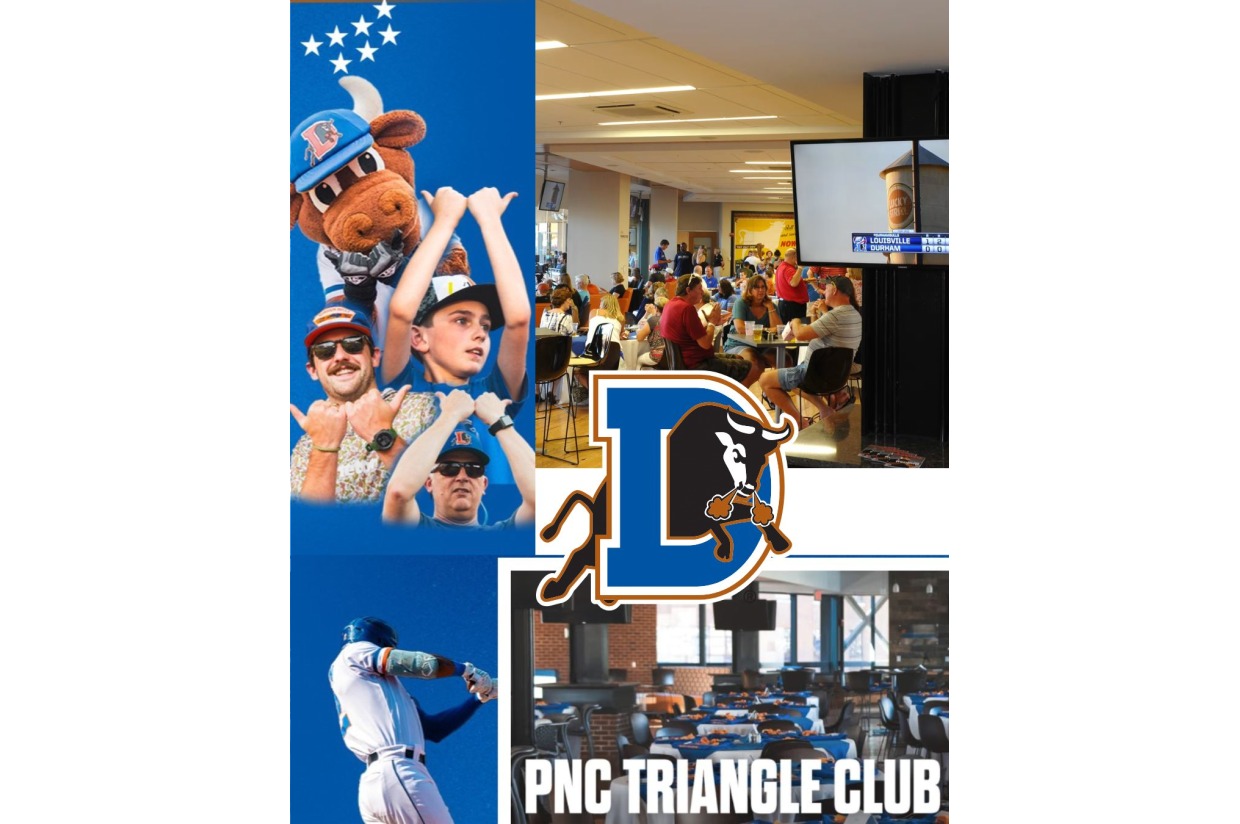 4 Luxury Durham Bulls Tickets in PNC Triangle Club (Weekend Game ...