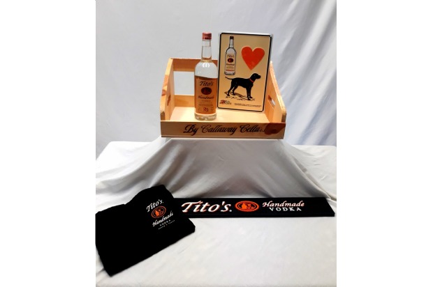 Tito's Handmade Vodka, Sign and Swag | Cheers for Charity 2022 | Second ...