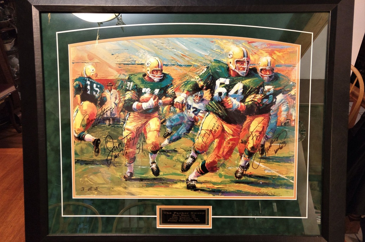 Packers Power Sweep print | Celebrity Q and A October 15 | buckets for ...