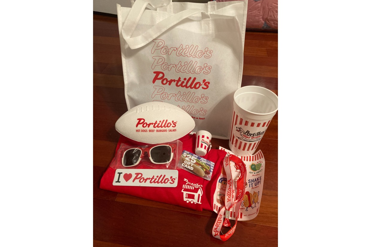 Portillo's Gift Bag and $25 gift Certificate! | Hustle, Hit, Never Quit ...