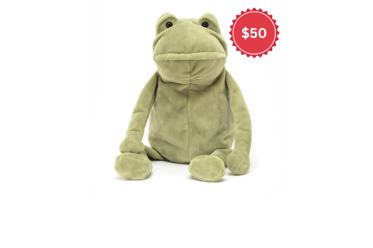 Jellycat Fergus Frog - Medium | Christmas in July - 2025 | River Tree ...