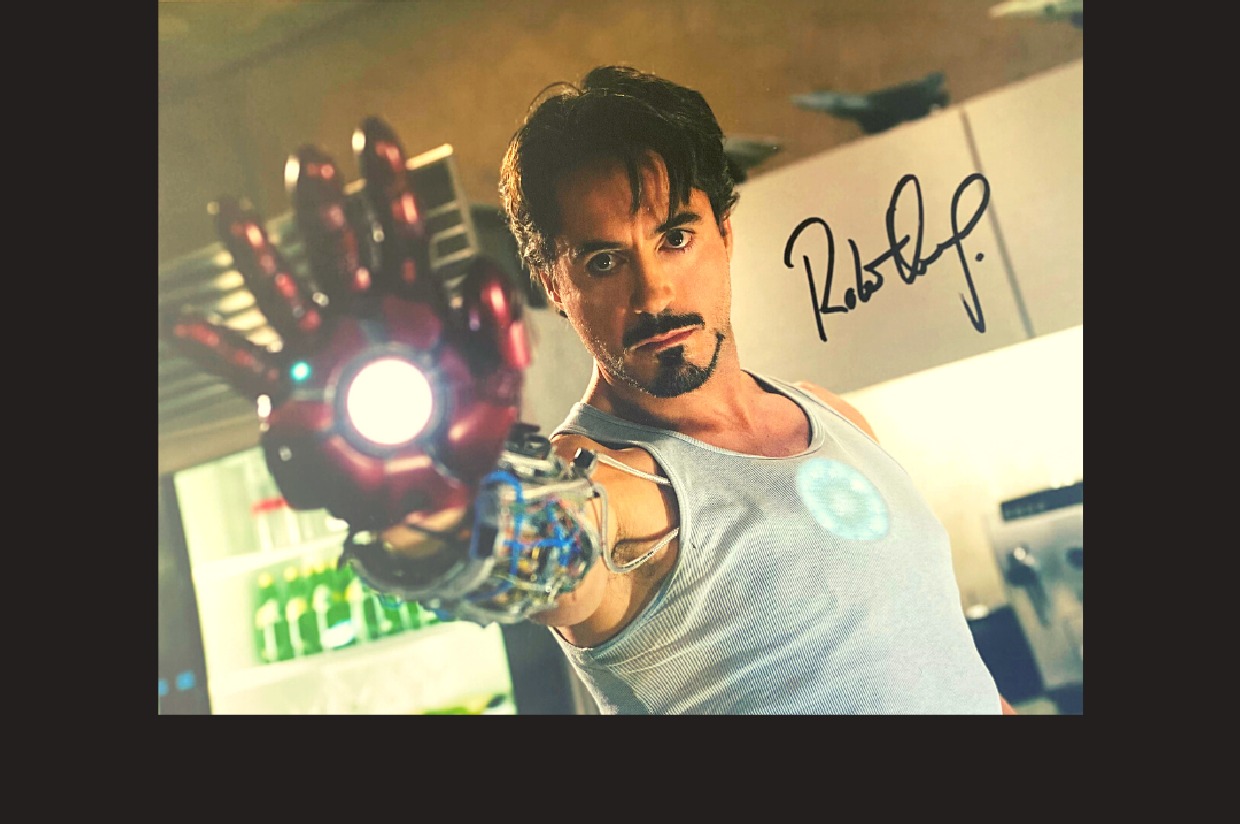 Robert Downey Jr. Autograph | Iron Man | Jack Shockley Peacemaker Open ...