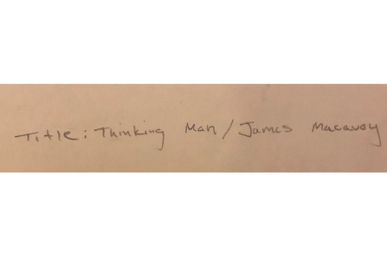 "Thinking Man/James MacAvoy" portrait by Mike Waldron | Michigan ...