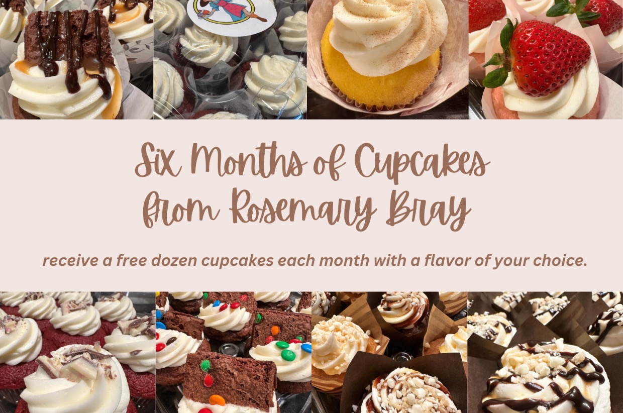 Six Months of Cupcakes from Rosemary Bray | Be the Village 2024 Silent ...