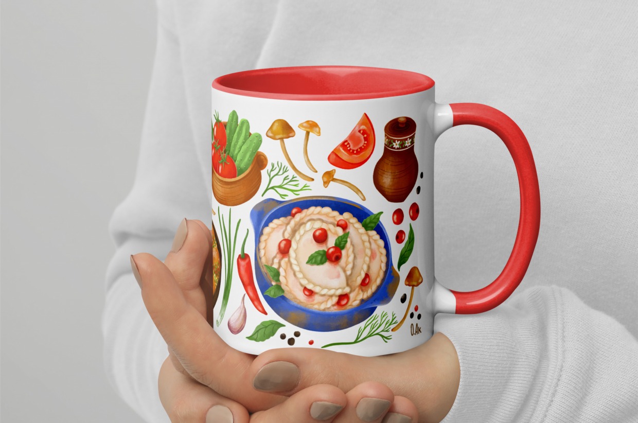 Ukrainian_Food_Coffee_Mug | Ukraine Needs Our Help! | Fundraiser for ...