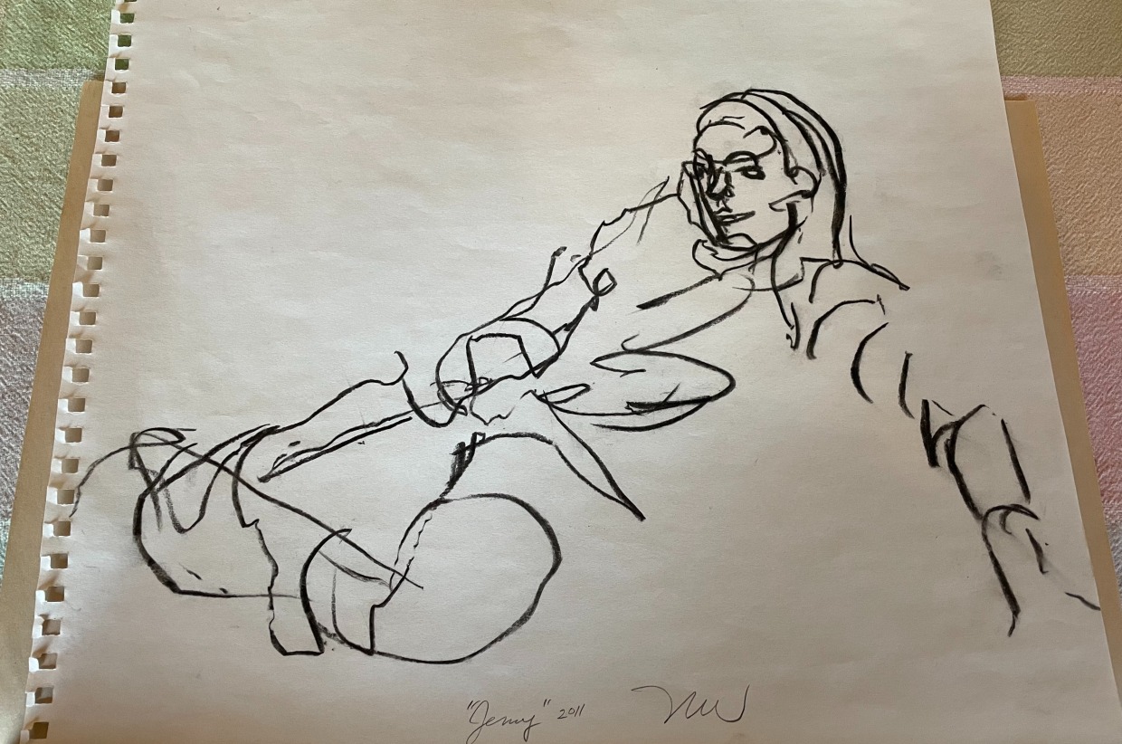 Charcoal Drawing on Paper by Nick Weber | HWS HOLIDAY 2022 AUCTION ...