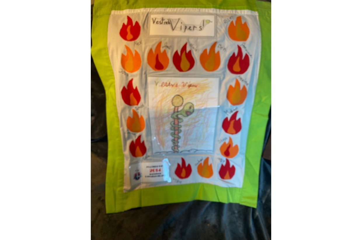 2013 Vestre's Vipers Field Day Flag | 2024 Knights' Night Out Silent ...