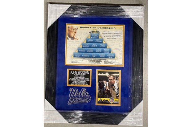 Coach John Wooden UCLA - Pyramid of Success Photo Display | Shelter ...