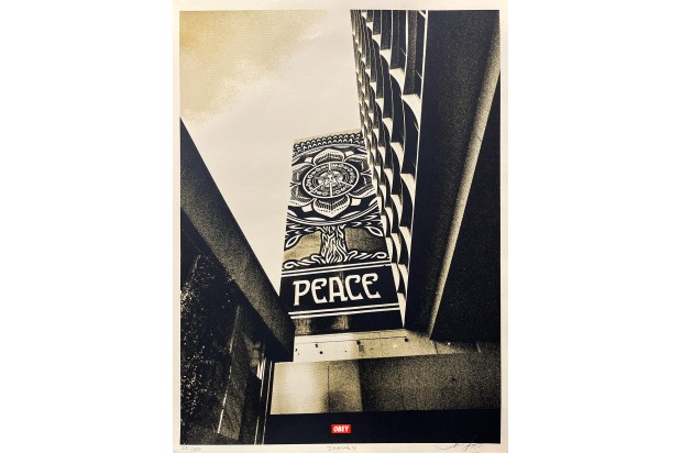 "Obey Peace Tree" by Shepard Fairey [hand-signed) | Art For Hope ...
