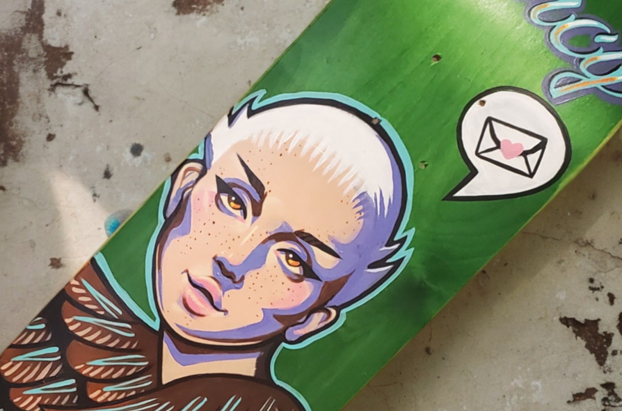 MERCY: LADY BIRD SKATE DECK | GREENPORT SKATE PARK AUCTION | GREENPORT ...