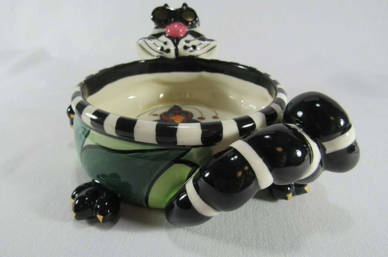 Lynda Corneille Character Collectibles SWAK Whimsical Cat Bowl ...