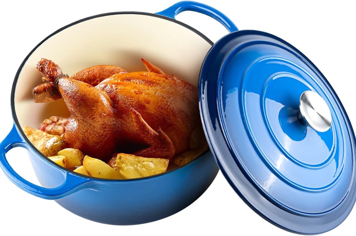 Enameled Cast Iron Dutch Oven, 6 Qt | Fall Auction 2025 | Handsome Dan ...