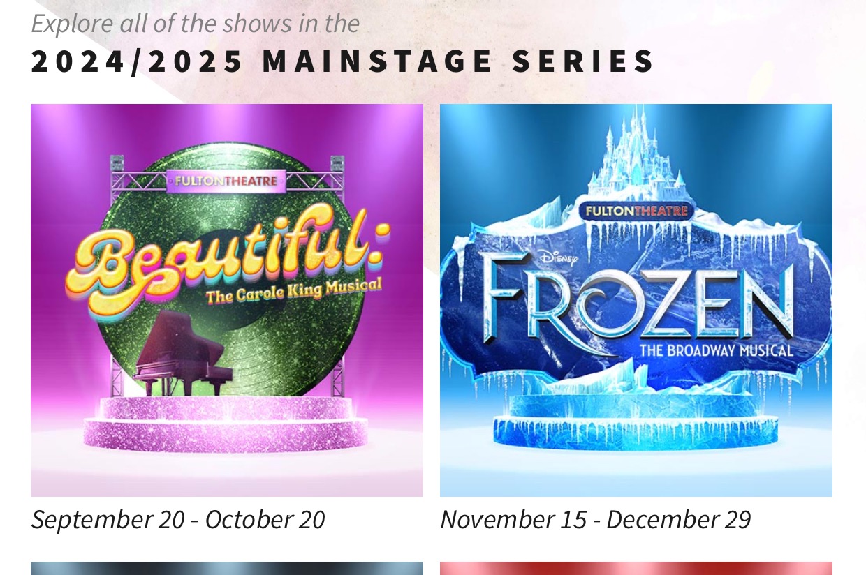 Tickets for two to any Fulton Theater show! | 2024 Lancaster Farm ...